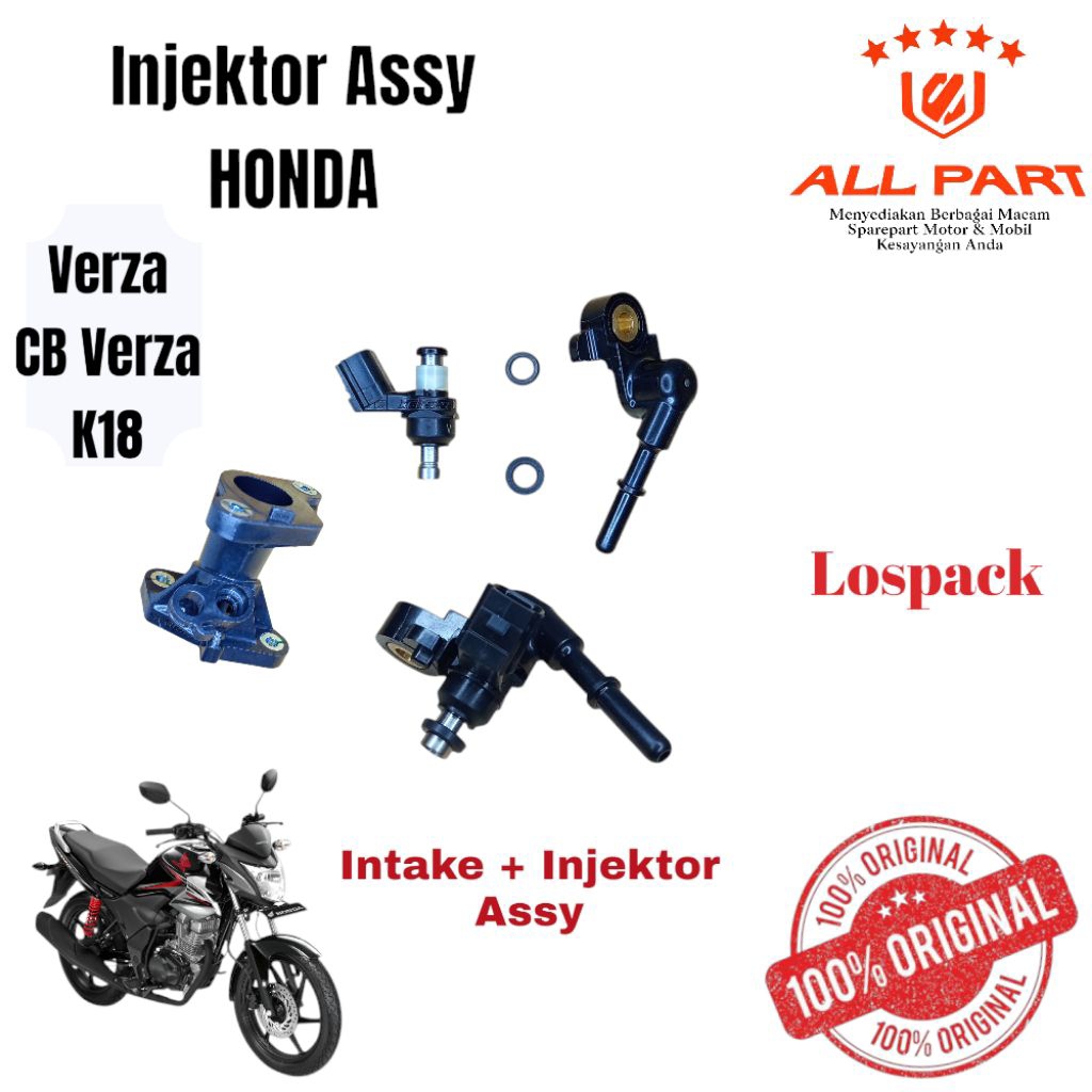 Jual ( ORIGINAL) Intake Injektor assy lengkap honda Verza CB Verza kode ...