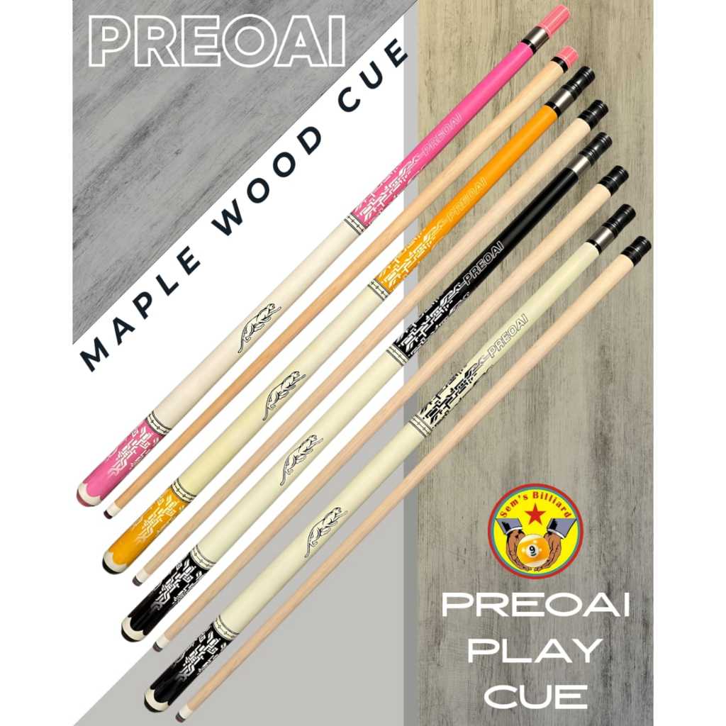Jual Stick Billiard PreoAI - Play Cue PreoAI - Stick Billiard- Billiard ...