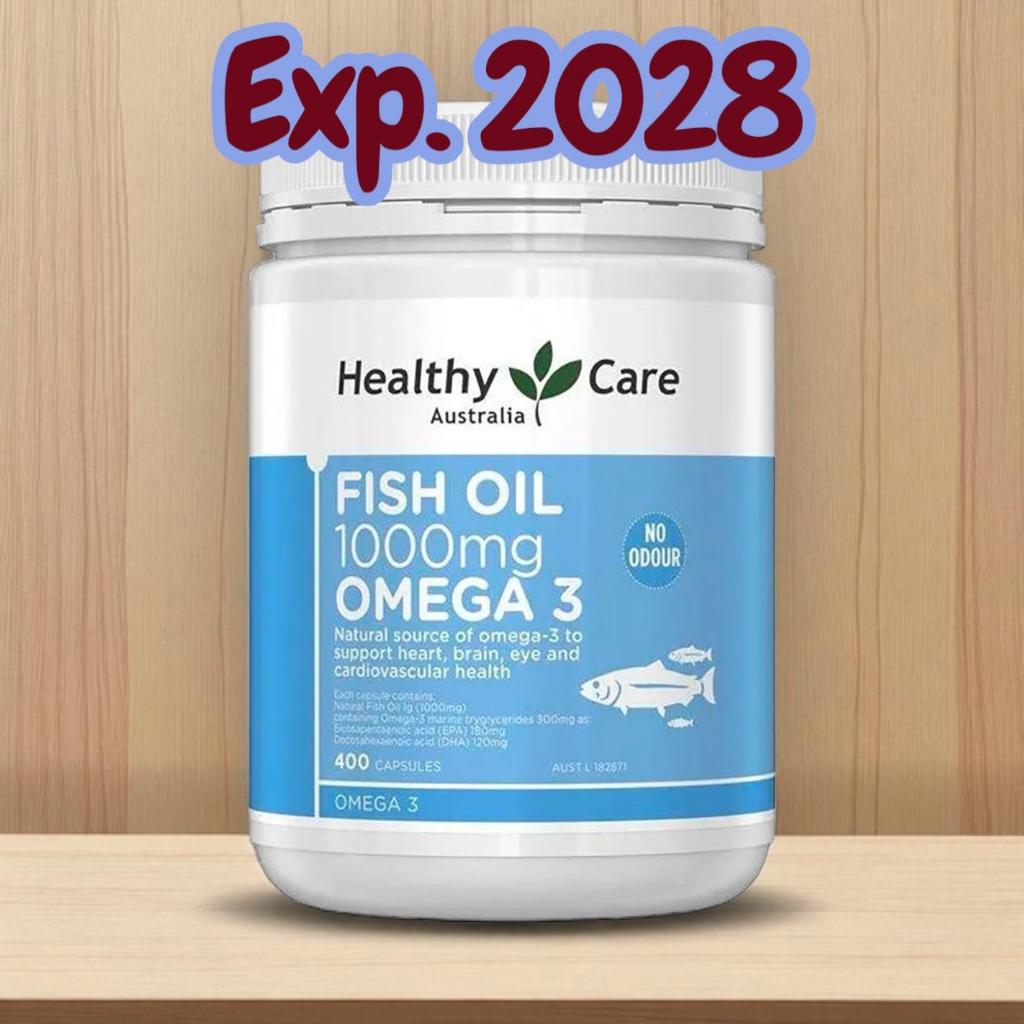 Jual [HARGA PROMO] HEALTHY CARE FISH OIL 1000 MG , OMEGA 3, 400 KAPSUL ...