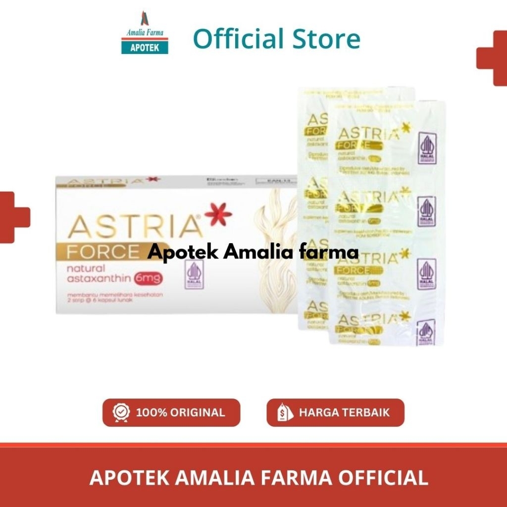 Jual ASTRIA FORCE 6MG STRIP ISI 6 CAPSUL | Shopee Indonesia