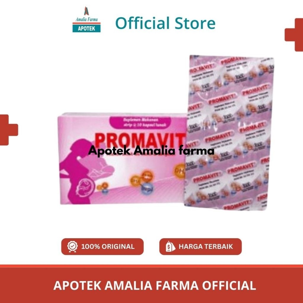 Jual PROMAVIT STRIP ISI 10 CAPSUL | Shopee Indonesia