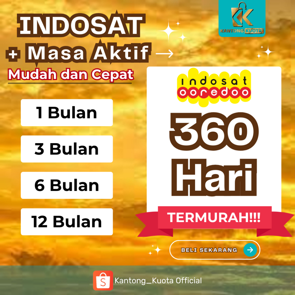 Jual PROMO!!! Perpanjang/Tambah Masa Aktif Indosat 1 BULAN | 3 BULAN ...