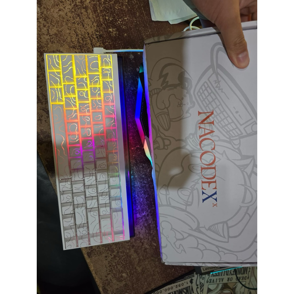 Jual Ajazz x Nacodex NK68 / NK-68 Wired Mechanical Keyboard Colorful ...