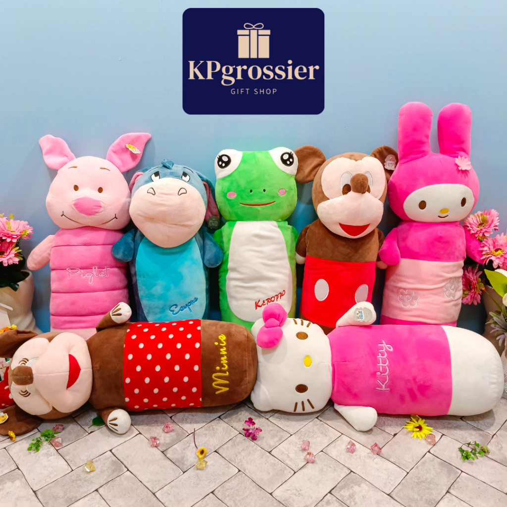 Jual Guling Boneka Anak Karakter Mickey Mini Katak Melody Hello Kitty ...