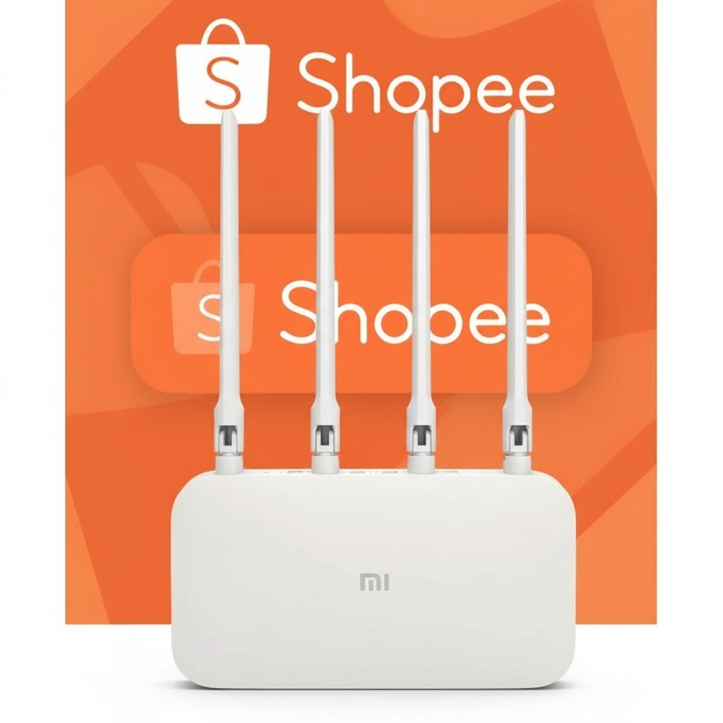 Jual Xiaomi Mi Router Wireless 4antena + adaptor | Shopee Indonesia