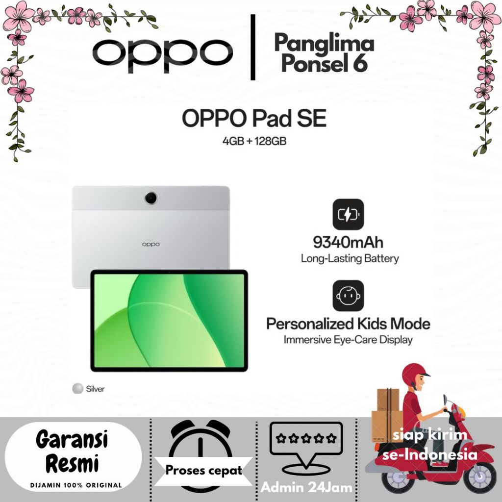 Jual Oppo Pad SE 4/128GB MediaTek Helio G100 Tablet Oppo Terbaru 2025 ...