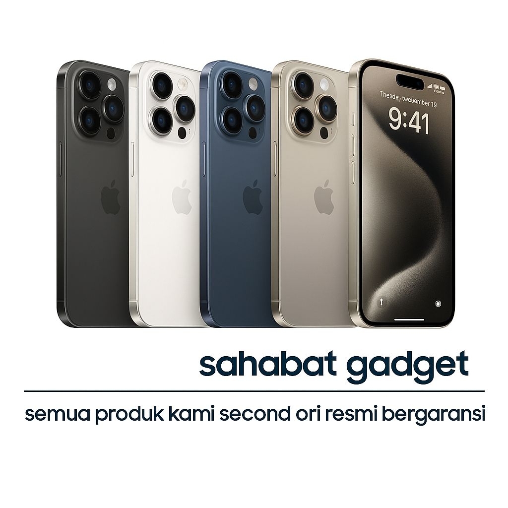 Jual IP 15 Pro Max 256GB||512GB SECOND 100% ORI RESMI INDONESIA ...