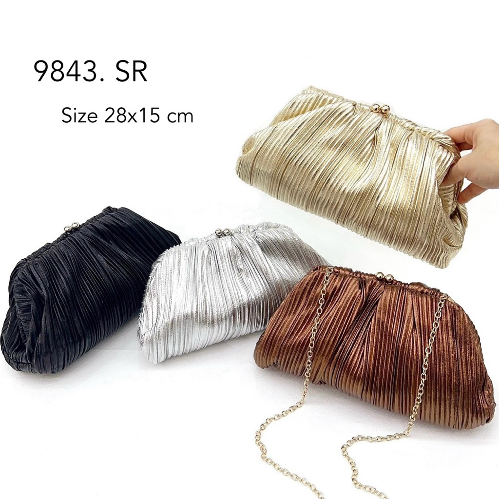 Jual Clutch Pesta Handbag Acara Dompet Pesta Wanita 9843 | Shopee Indonesia
