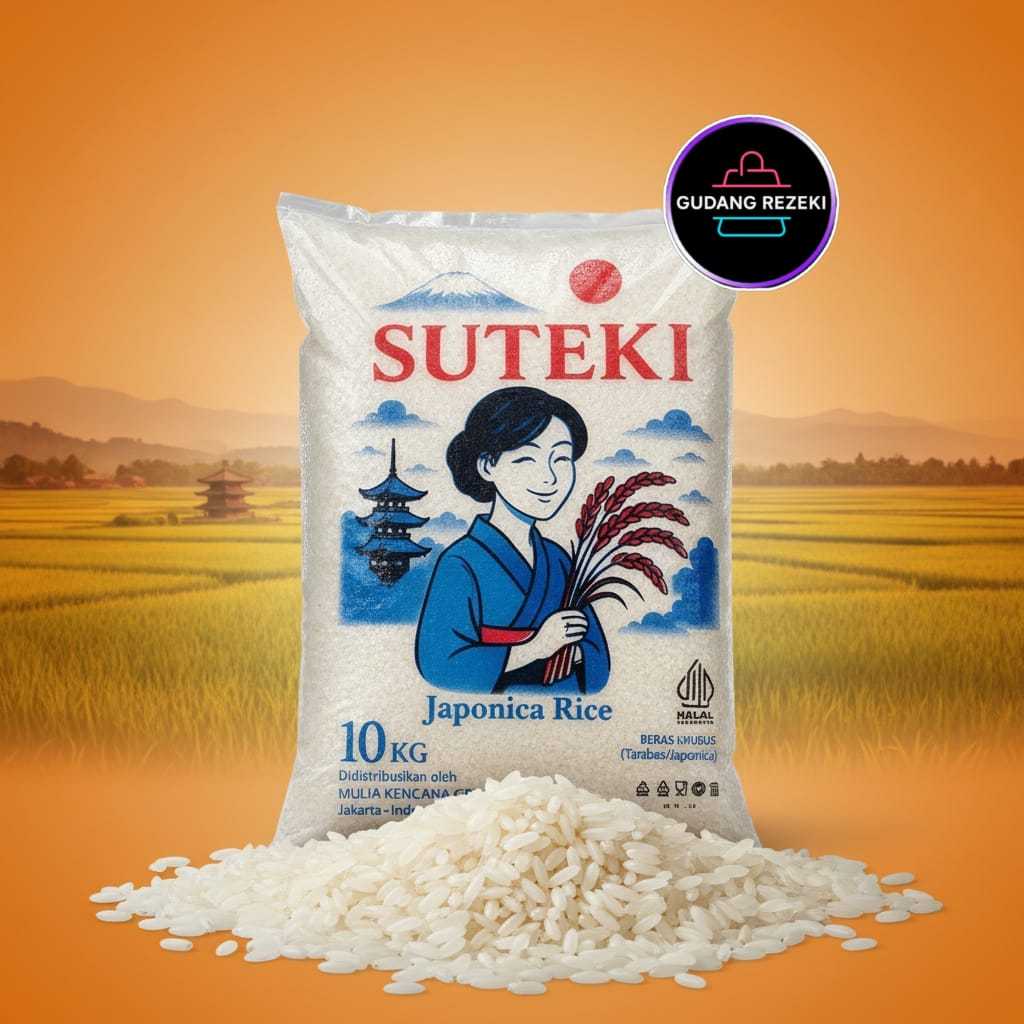 Jual BERAS SUTEKI 10 KG JAPONICA RICE / BERAS JEPANG NO 1, BERAS ...