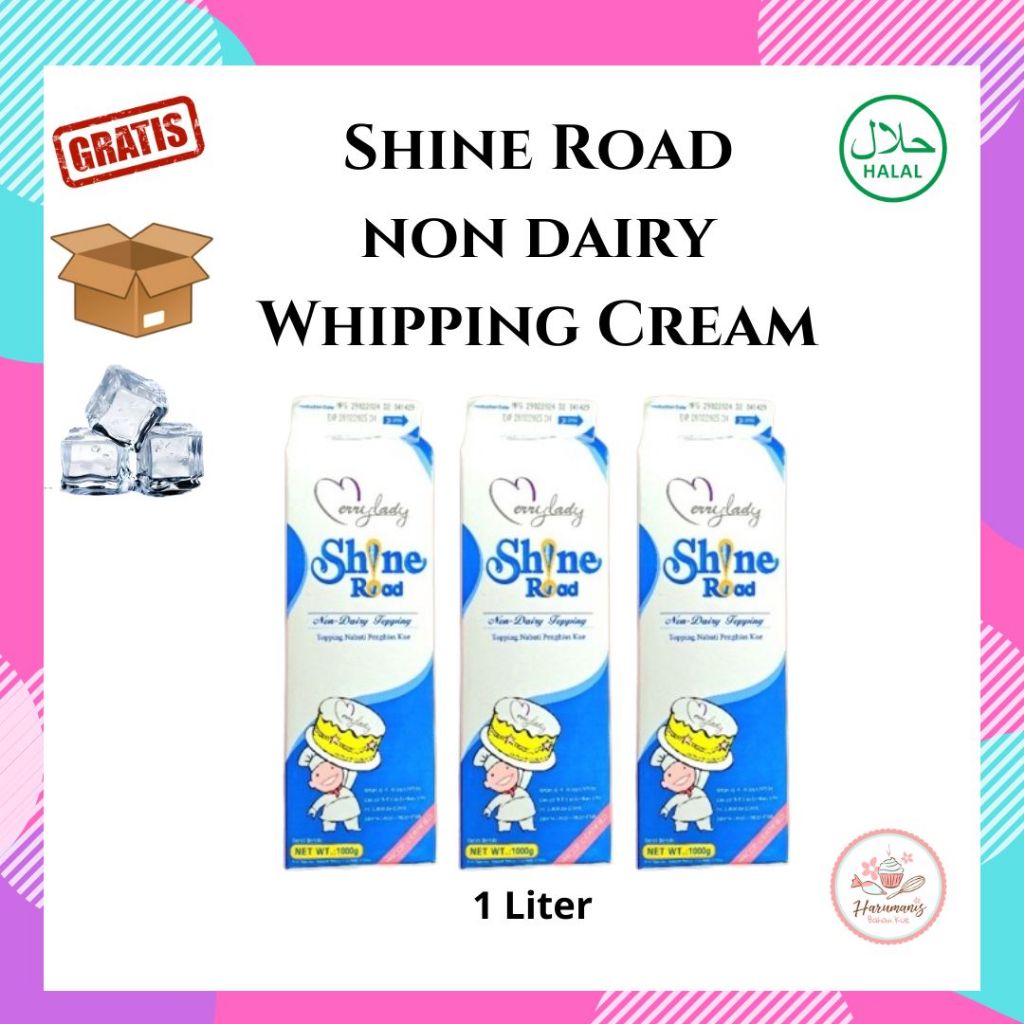 Jual Shine Road Non Dairy Whipping Cream 1L | Shopee Indonesia
