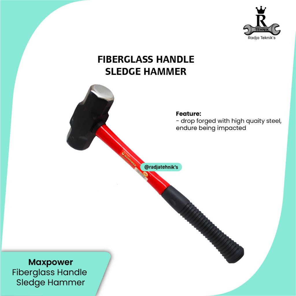 Jual MAXPOWER Fiberglass Sledge Hammer \ Fiberglass Handle Sledge ...