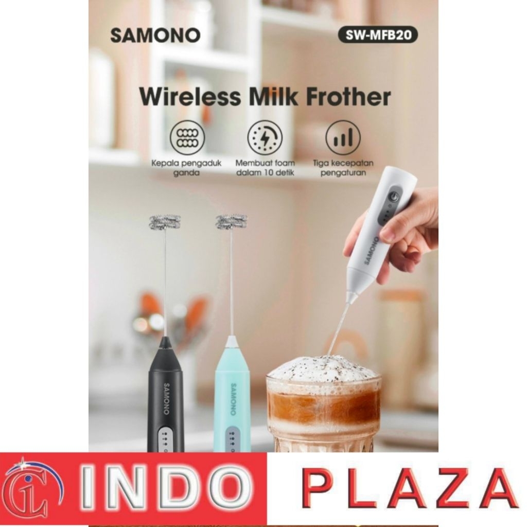 Jual SAMONO PENGOCOK / PENGADUK SUSU / MILK FROTHER PEMBUAT FOAM BUIH ...