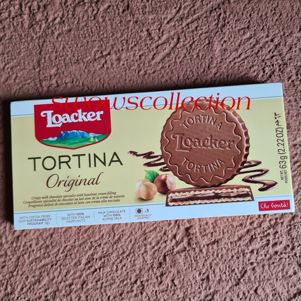 Jual LOACKER TORTINA ORIGINAL MILK CHOCOLATE WAFFER WAFER BISCUIT ...
