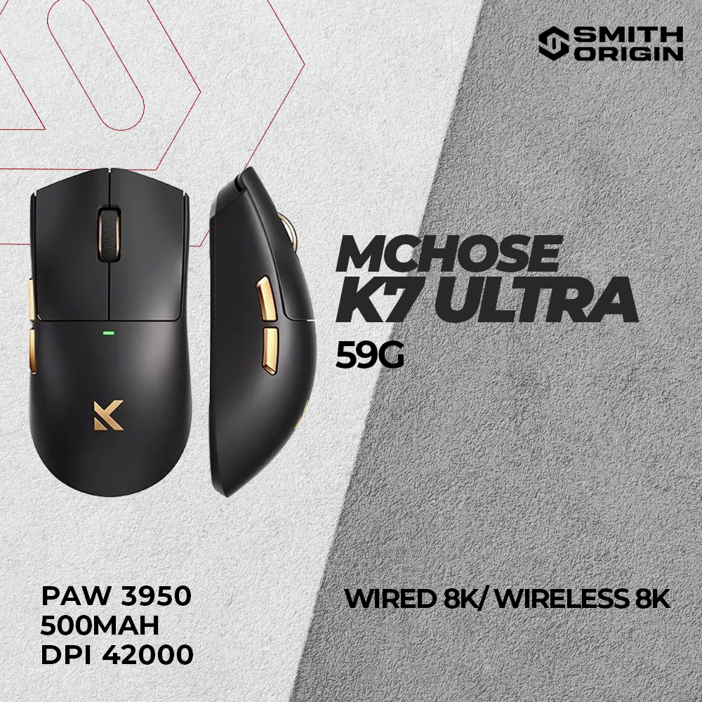 Jual Mchose K7 Ultra Trimode Wireless PAW3950 PAW 3950 Gaming Mouse ...