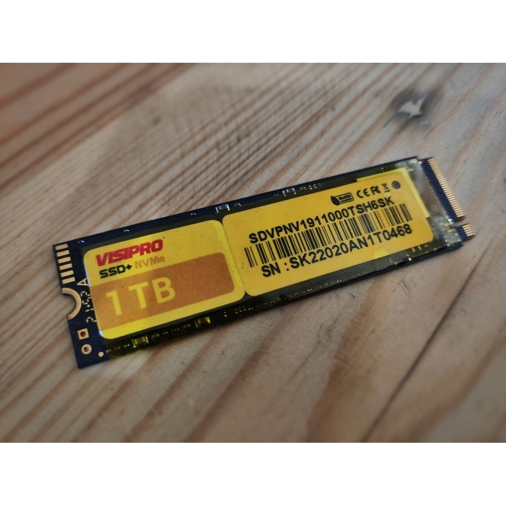 Jual [ORIGINAL] SSD VISIPRO 1TB M.2 NVMe second | Shopee Indonesia