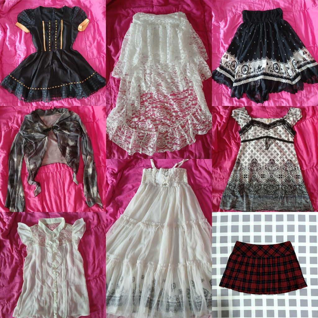 Jual Tops, Dresses, and Skirts || goth himekaji shoujo vintage maidcore ...