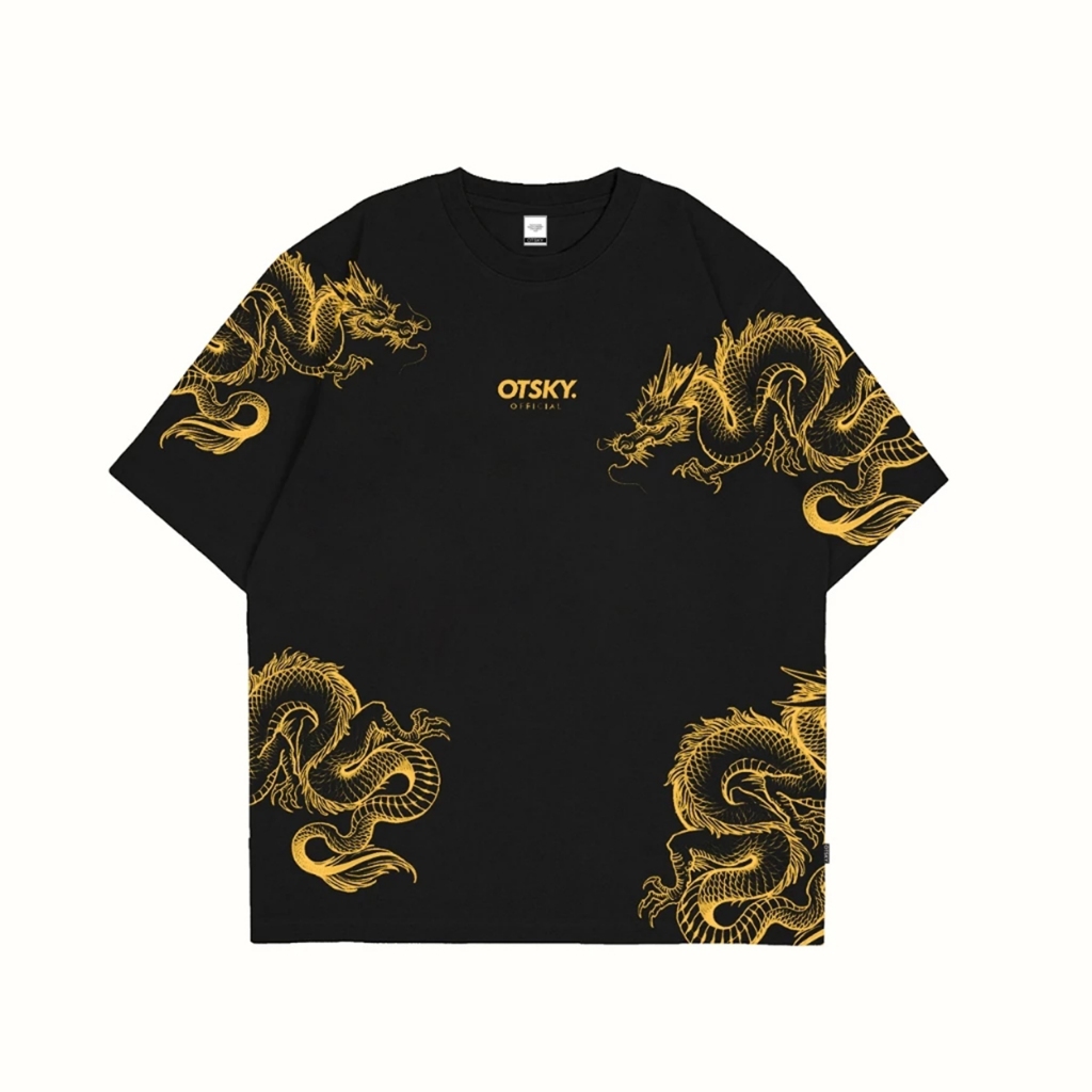 Jual Otsky Kaos Pria Dragon Well Cotton 24s | Shopee Indonesia