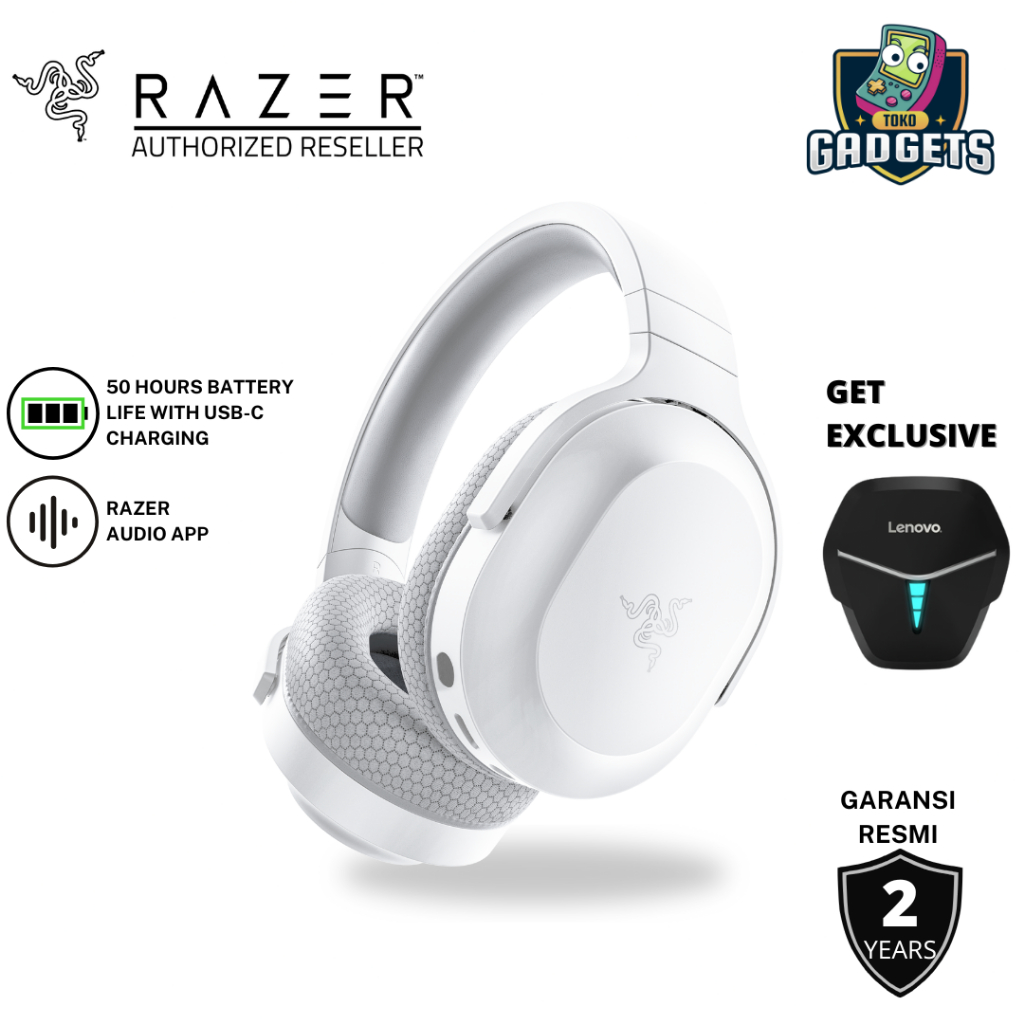 Jual Razer Barracuda X Mercury White Wireless Bluetooth Multiplatform ...
