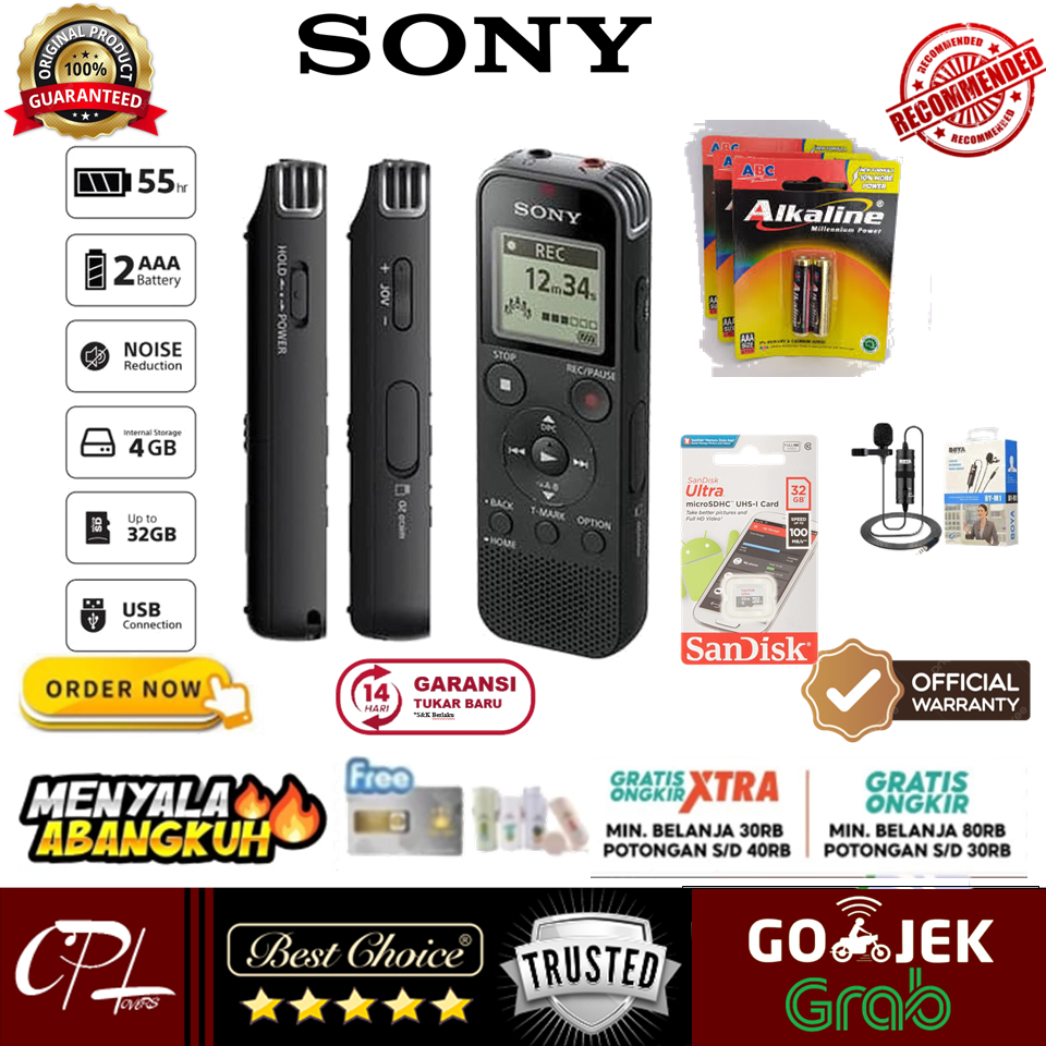 Jual Sony ICD-PX470 Digital Voice Recorder / Alat Perekam Suara PX470 ...