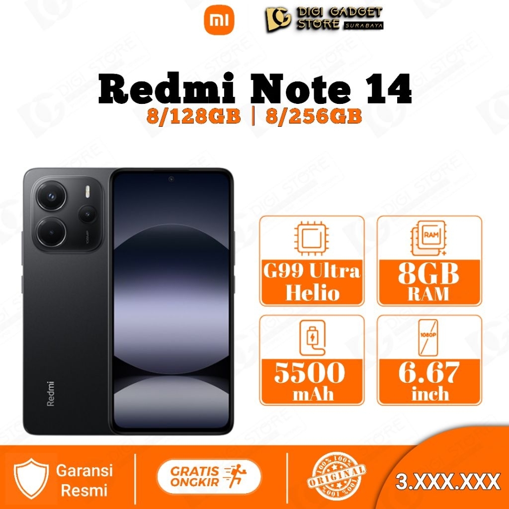 Jual Xiaomi Redmi Note 14 Terlengkap & Harga Terbaru Juni 2026 | Shopee ...