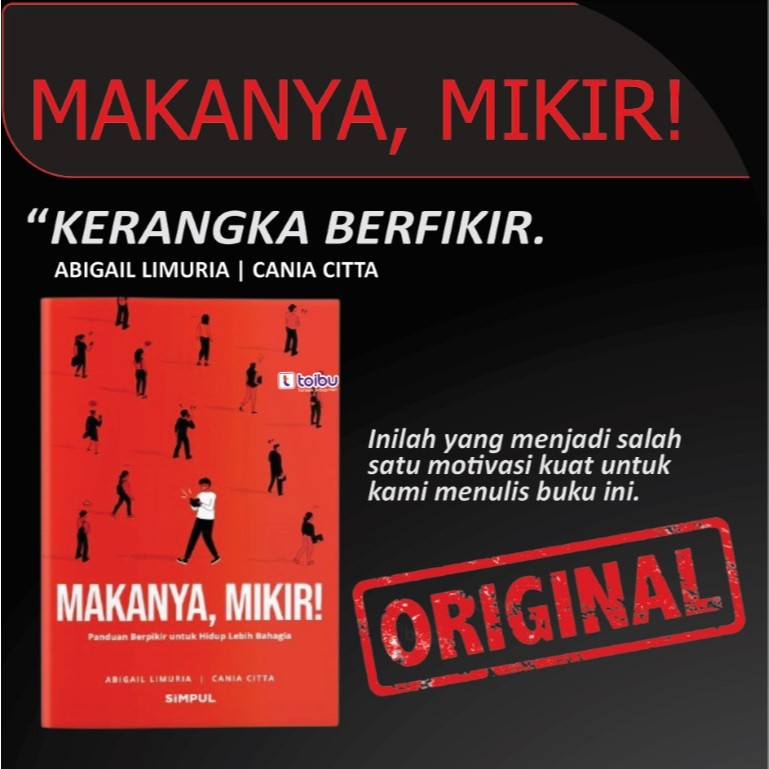 Jual Makanya Mikir ORI Abigail Cania | Shopee Indonesia