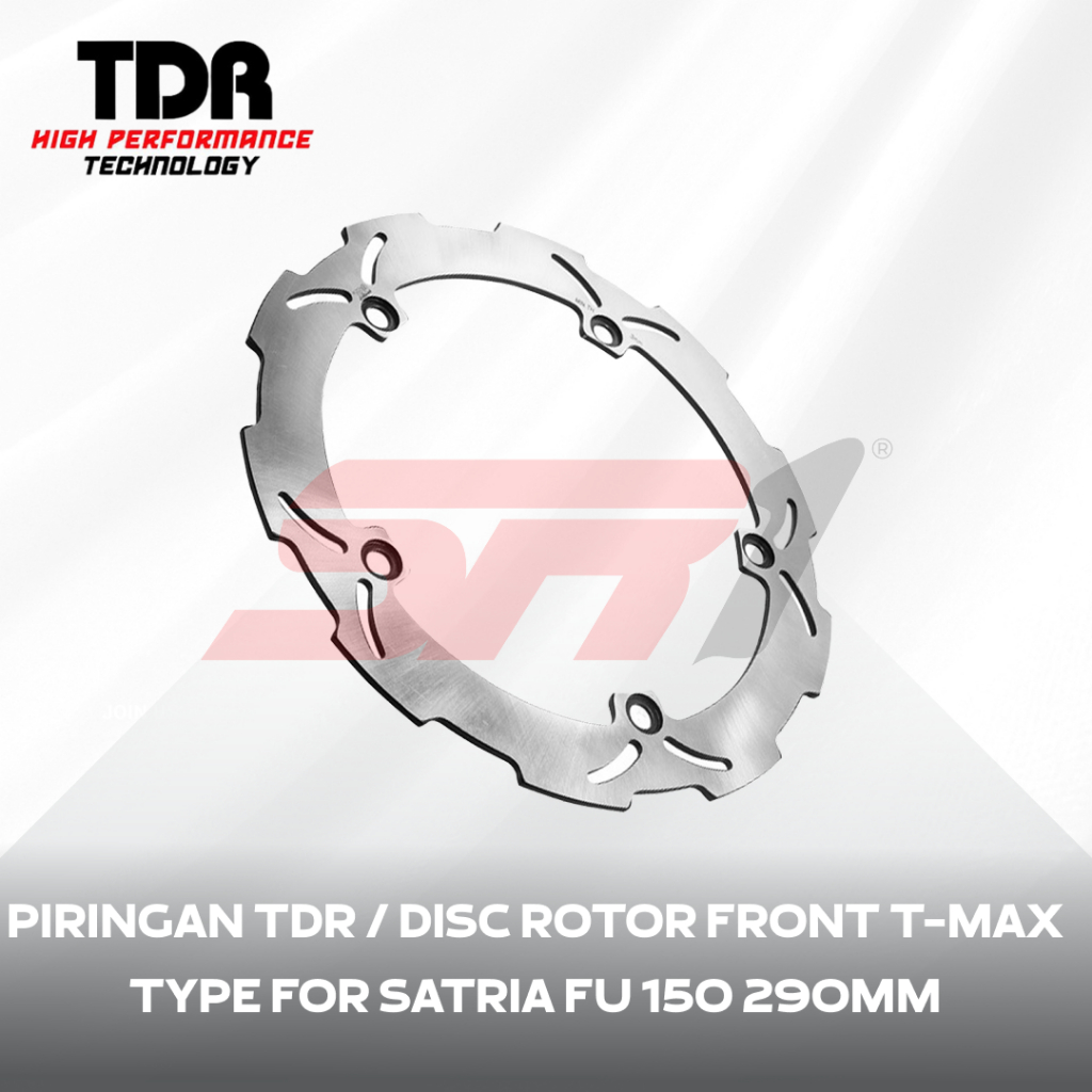 Jual PIRINGAN TDR / DISC ROTOR FRONT T-MAX TYPE FOR SATRIA FU 150 290MM ...