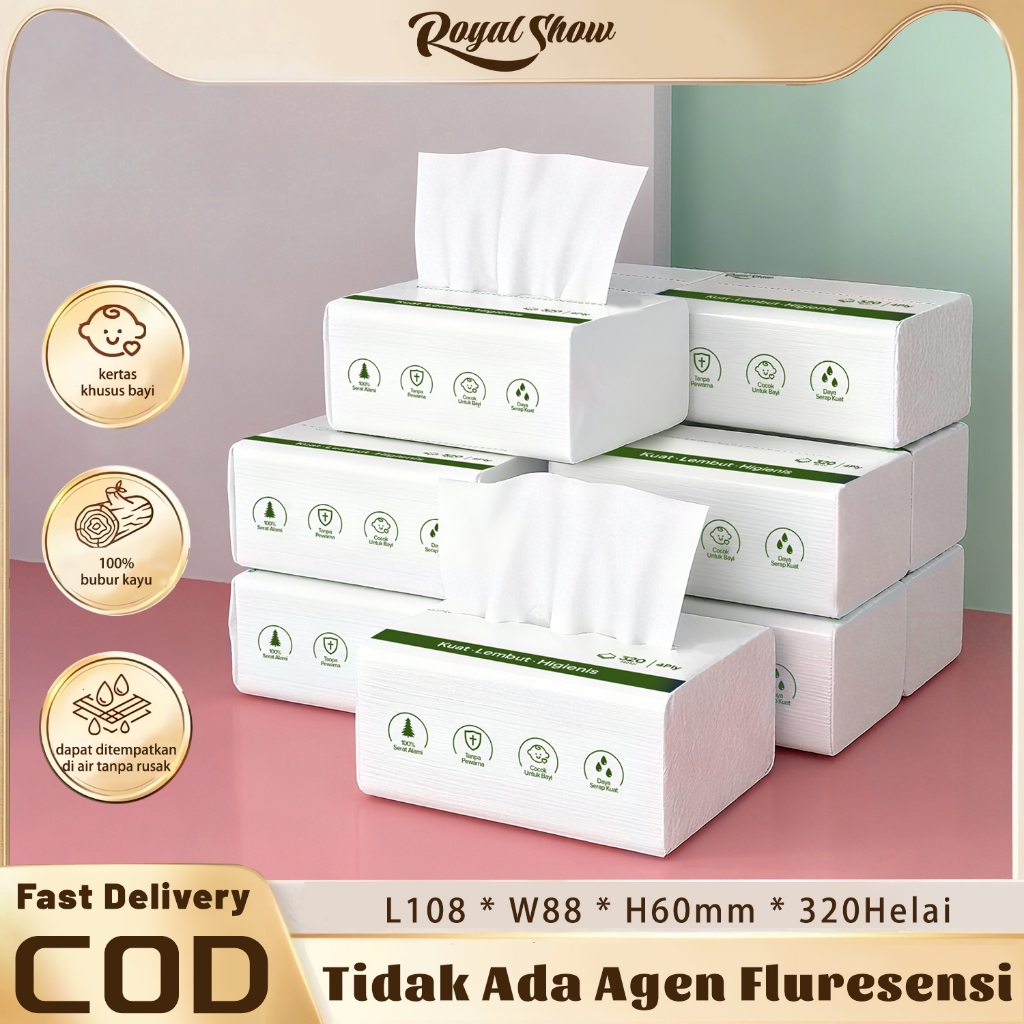 Jual [PROMO] RoyalShow Tisu Toilet Premium Soft | 4 Ply Super Tebal 320 ...