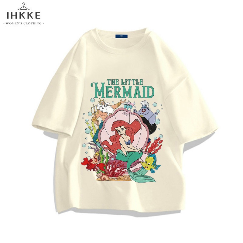 Jual IHKKE Baju Atasan Wanita | Film Disney Kartun The Little Mermaid ...