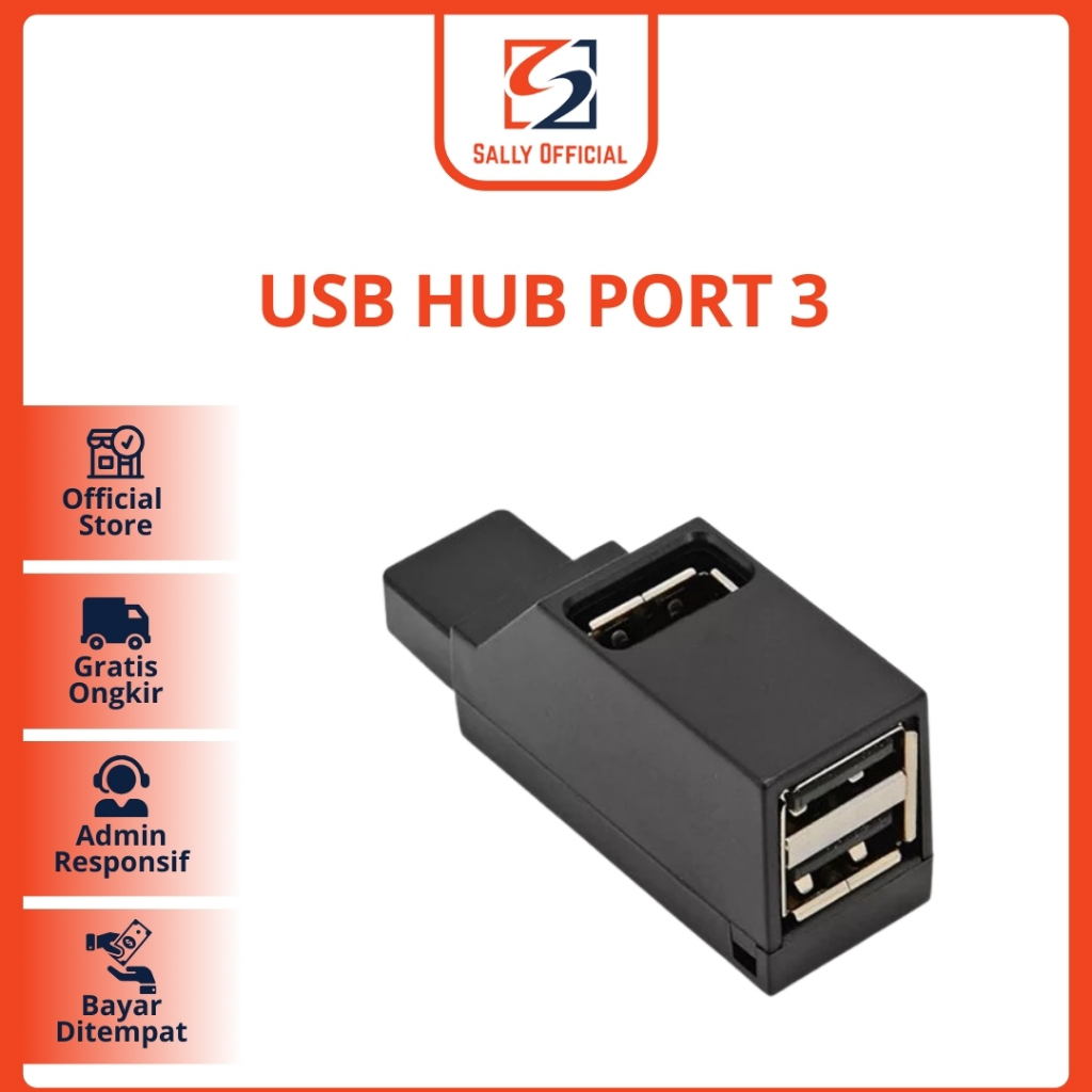 Jual USB HUB 3 PORT USB 3.0 TRANSFER DATA FOR PC LAPTOP | Shopee Indonesia