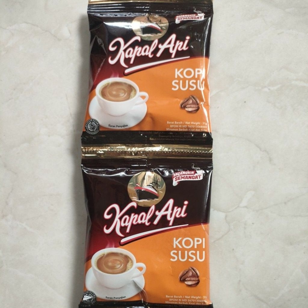 Jual Kapal Api Kopi Susu 1 renteng isi 10 Sachet | Shopee Indonesia