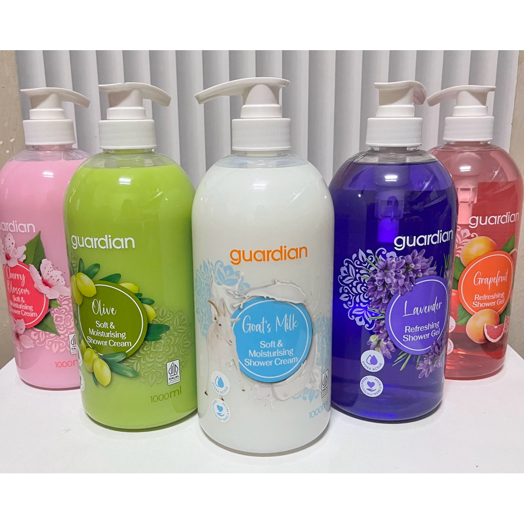 Jual Guardian Soft&Moisturising Shower Cream 1000ml sabun mandi ...