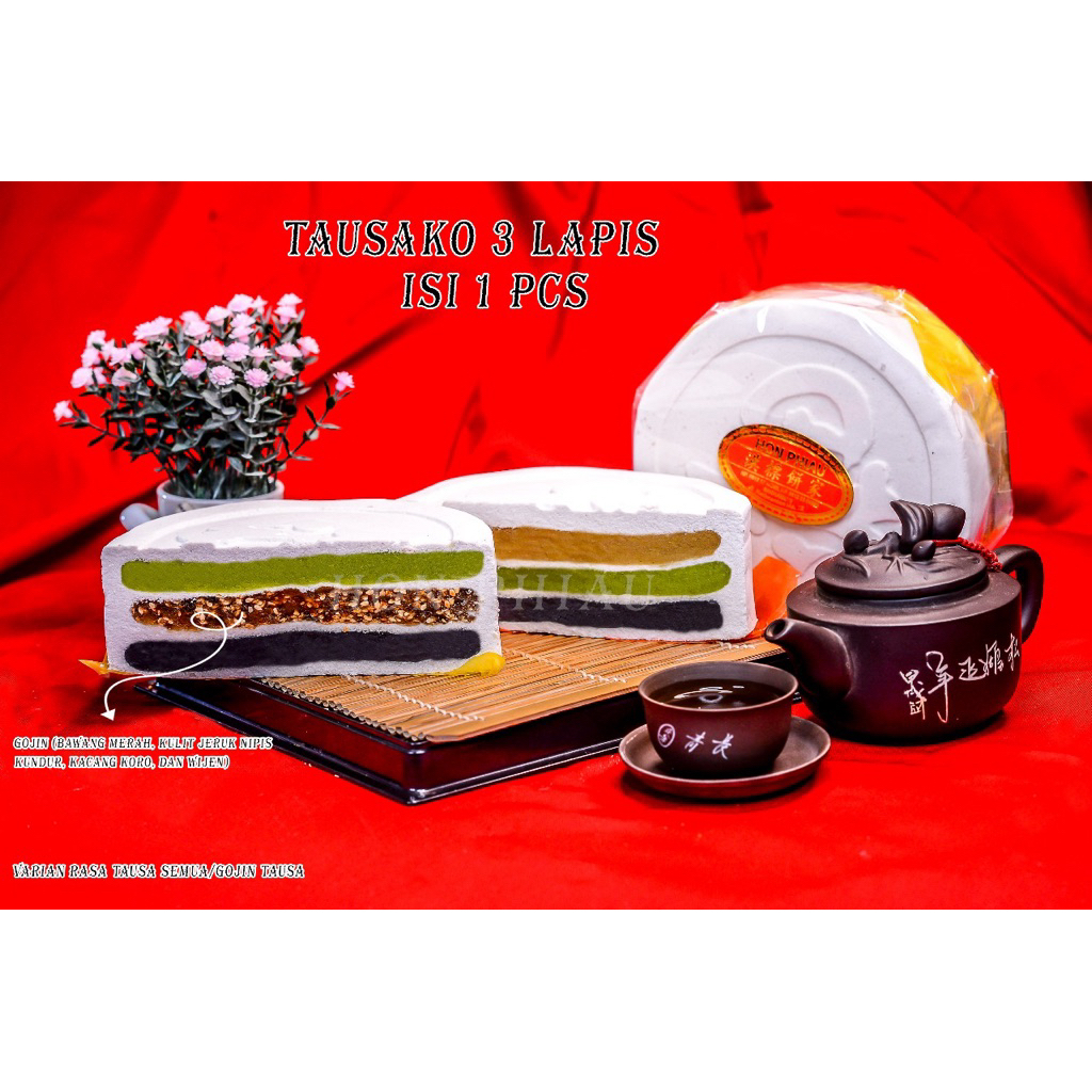 Jual Non Halal - Kue Bulan Tausa Koh / Phak koh Spesial 3 Lapis Hon Phiau Singkawang | Shopee ...