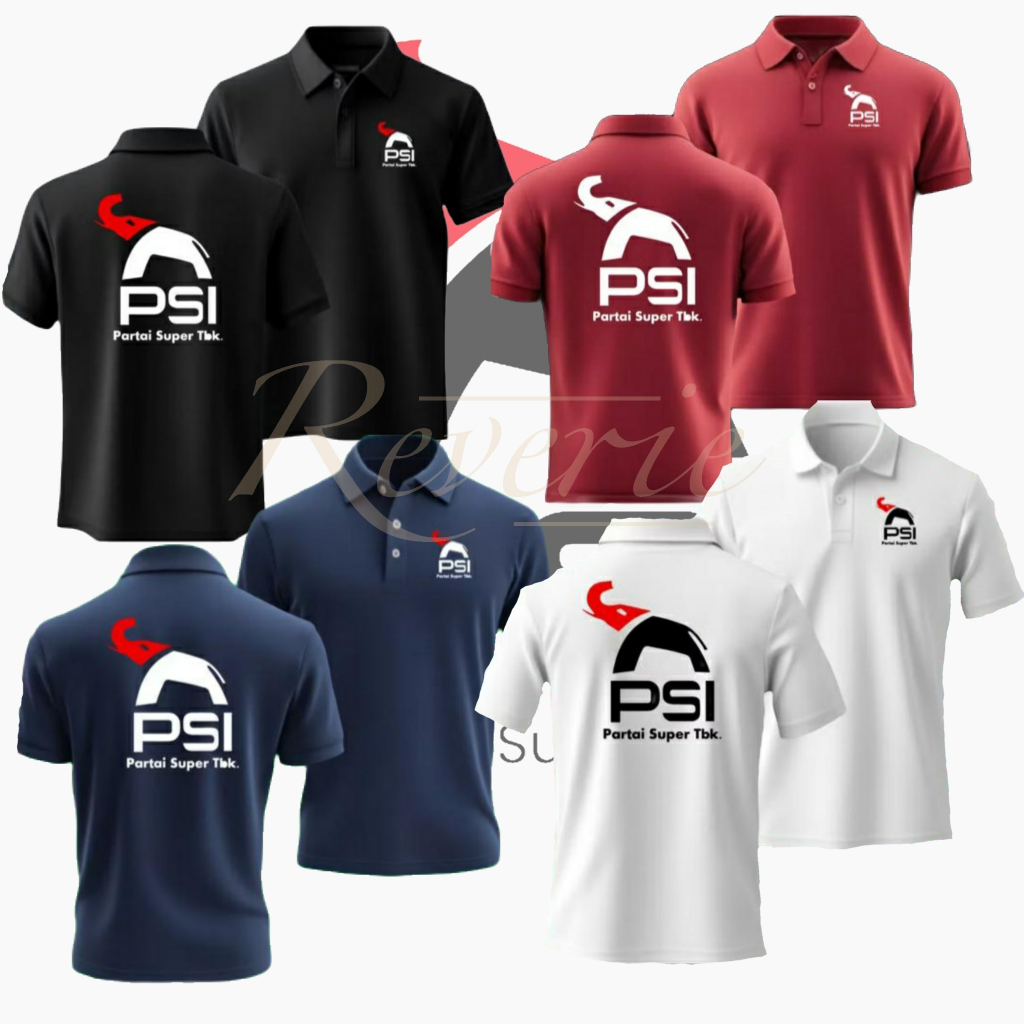 Jual SERAGAM BAJU KERAH PSI NEW LOGO GAJAH POLOSHIRT PARTAI SUPER ...