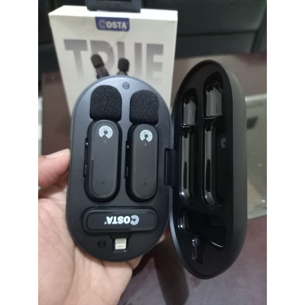 Jual Costa True Dual Tx Wireless Microphone (iphone/lightning) | Shopee ...