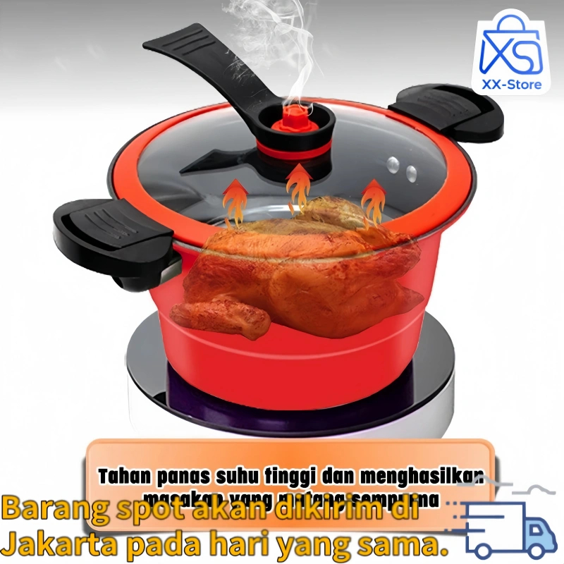 Jual 3.5L Panci Presto Kukus Pressure Cooker Pot Steamer | Shopee Indonesia