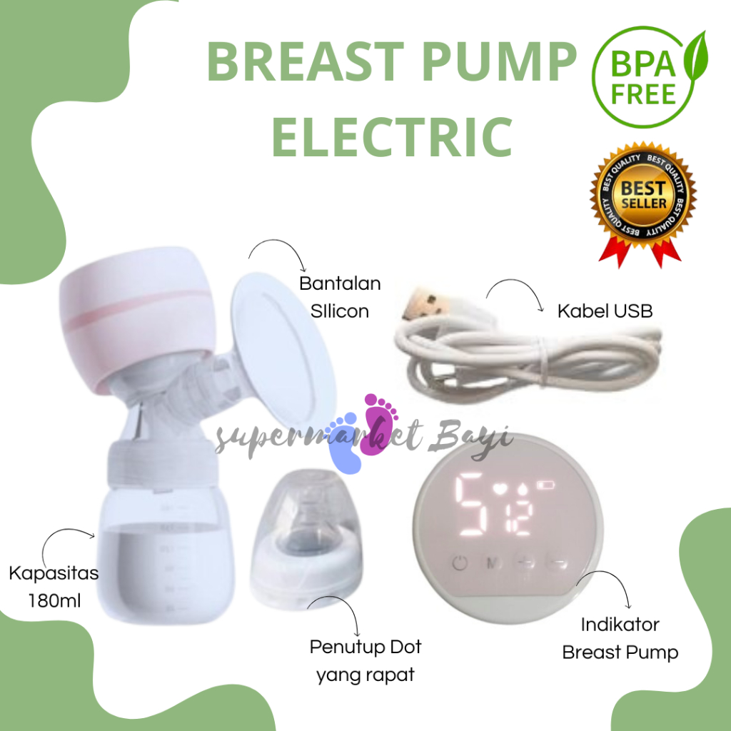 Jual Pompa ASI Electric | 321200 Electric Breast Pump | Tanpa Kabel ...