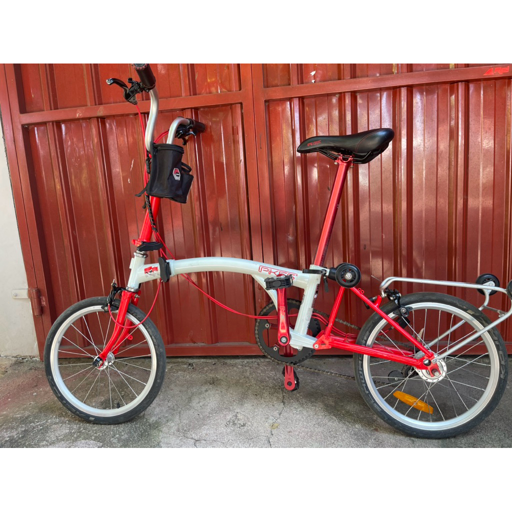 Jual Sepeda Lipat Elemen Pikes 3s Edisi Merah Putih | Shopee Indonesia