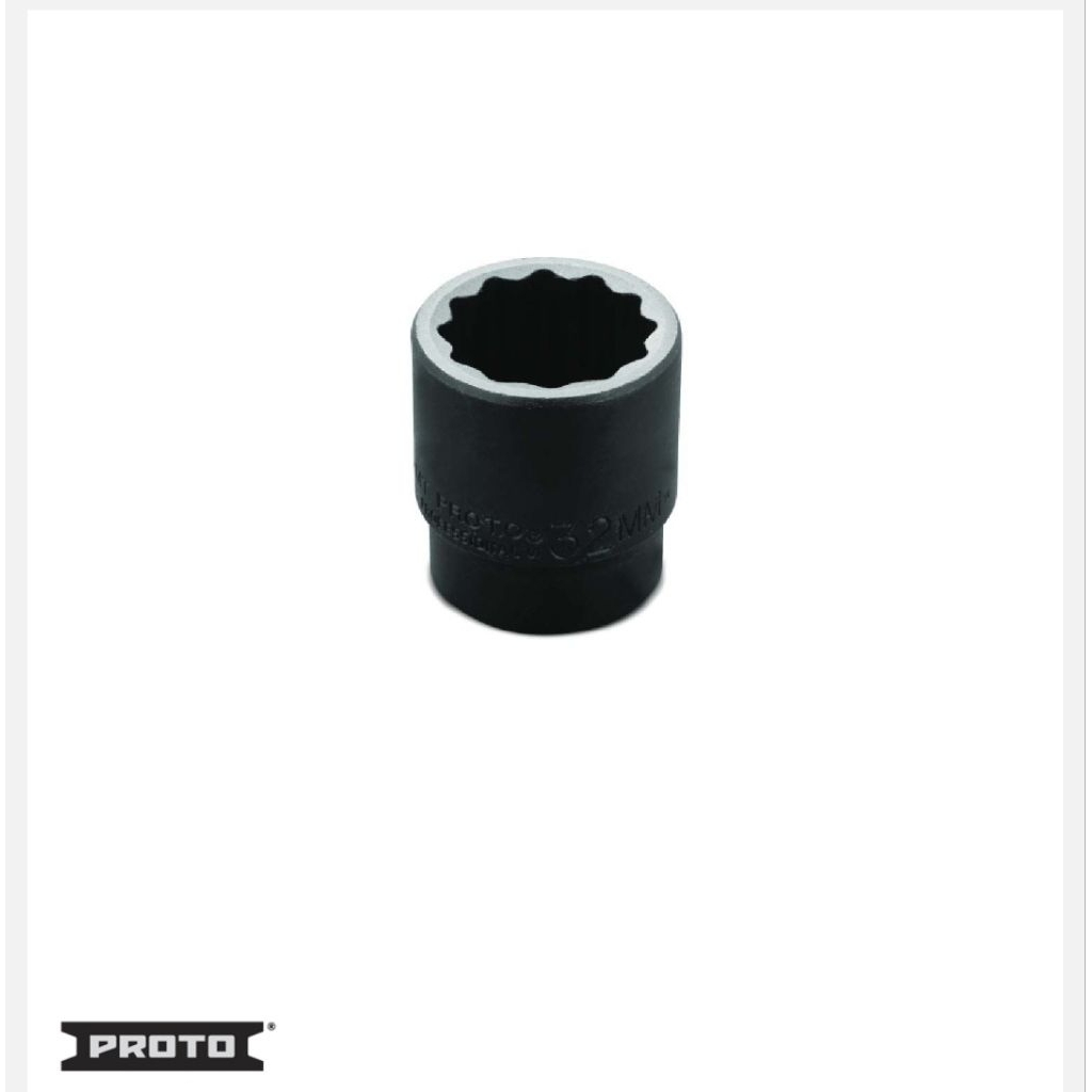 Jual Proto Impact Socket Thin Wall 1/2" Drive 32 mm - 12 Point-J7432MT ...