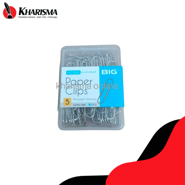 Jual Paper Clips Penjepit Kertas BIG Jumbo 50 pcs Anti Karat | Paper ...