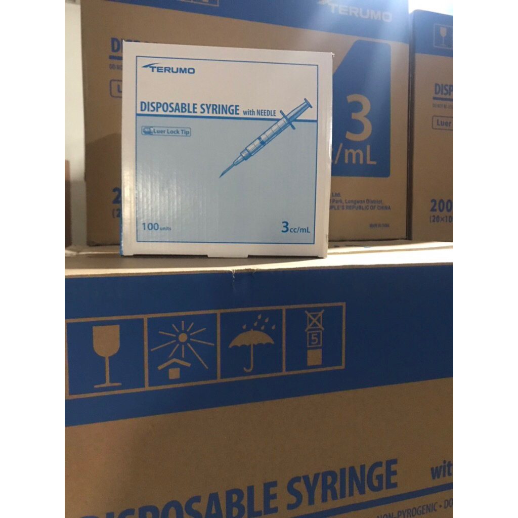 Jual Spuit 3 CC Terumo / Syringe 3 cc Terumo / Suntikan 3ml isi 100 pcs ...