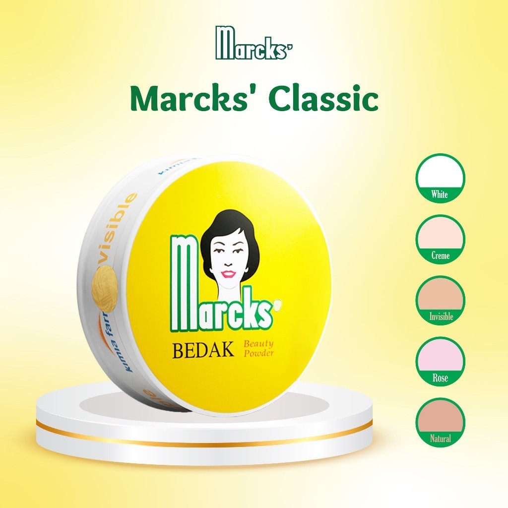 Jual Bedak Marcks Tabur Classic 40g All Varian | Shopee Indonesia