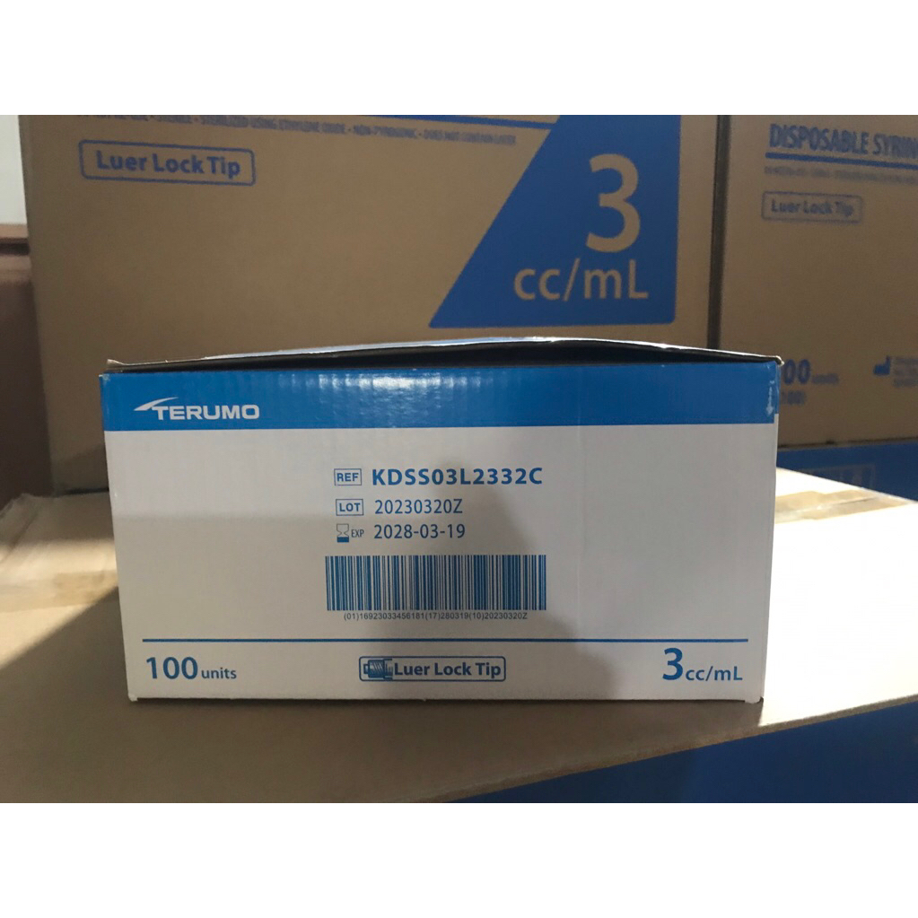 Jual Spuit 3 CC Terumo / Syringe 3 cc Terumo / Suntikan 3ml isi 100 pcs ...