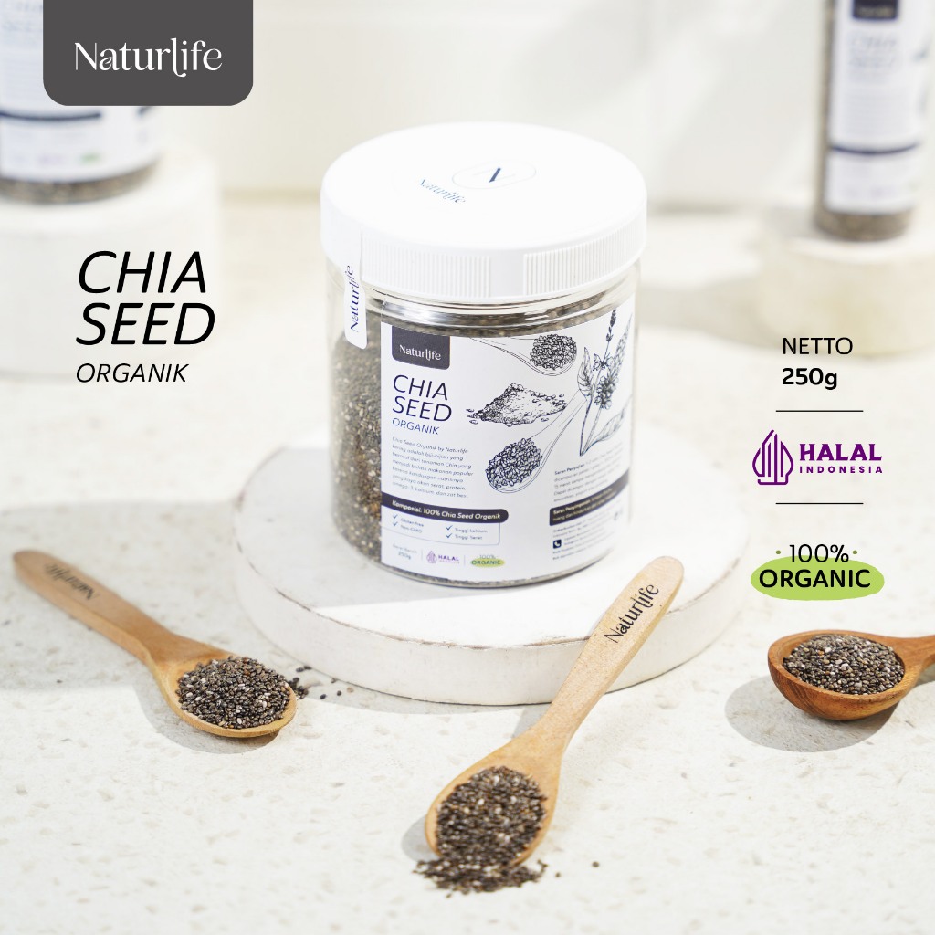 Jual CHIA SEEDS 250G / CHIA SEEDS ORGANIC / CHIA SEEDS UNTUK DIET ...