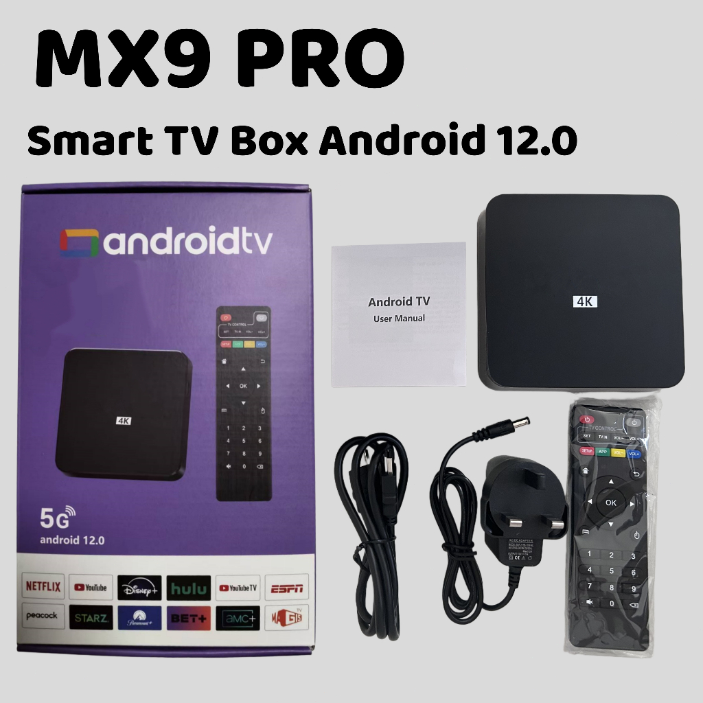 Jual MX9 pro Smart TV Box 16+256GB 2.4G+5G Dual WiFi Allwinner H3 ...