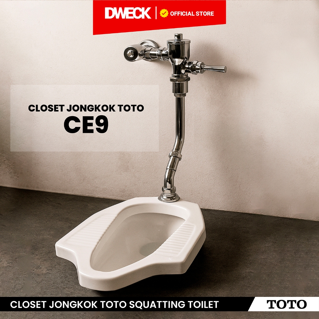 Jual Closet Jongkok TOTO CE9 Original / Closet Jongkok Toto Pengiriman ...