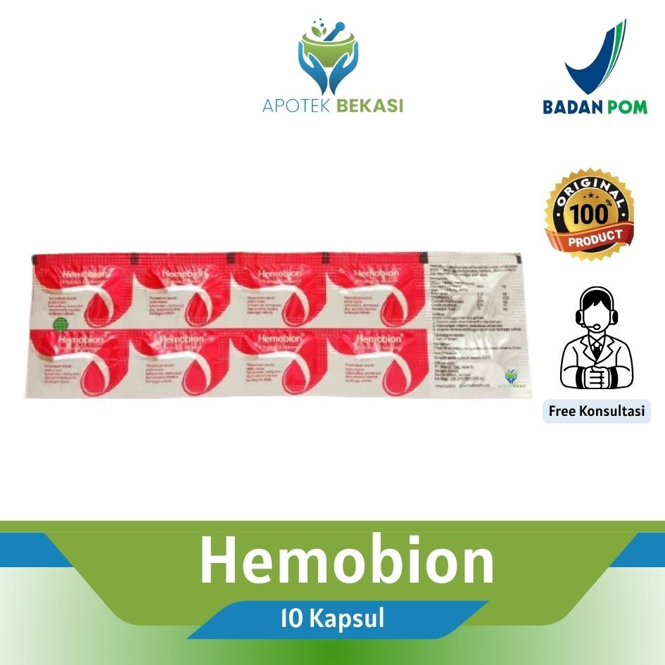 Jual Hemobion Kapsul - 10 Kapsul | Shopee Indonesia