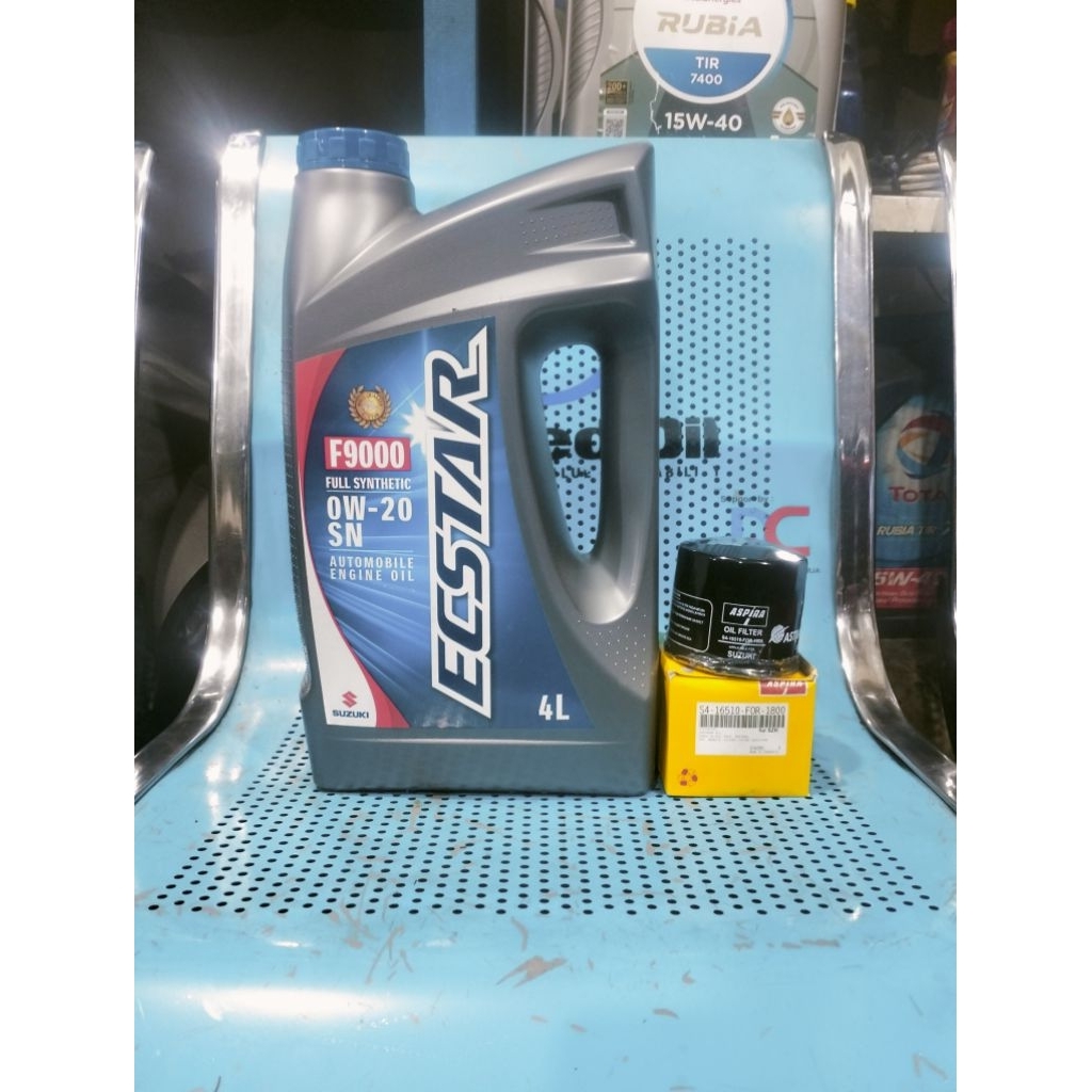 Jual Oli Mesin Ecstar F9000 Full Synthetic SAE 0W-20 Kemasan 4 Liter ...