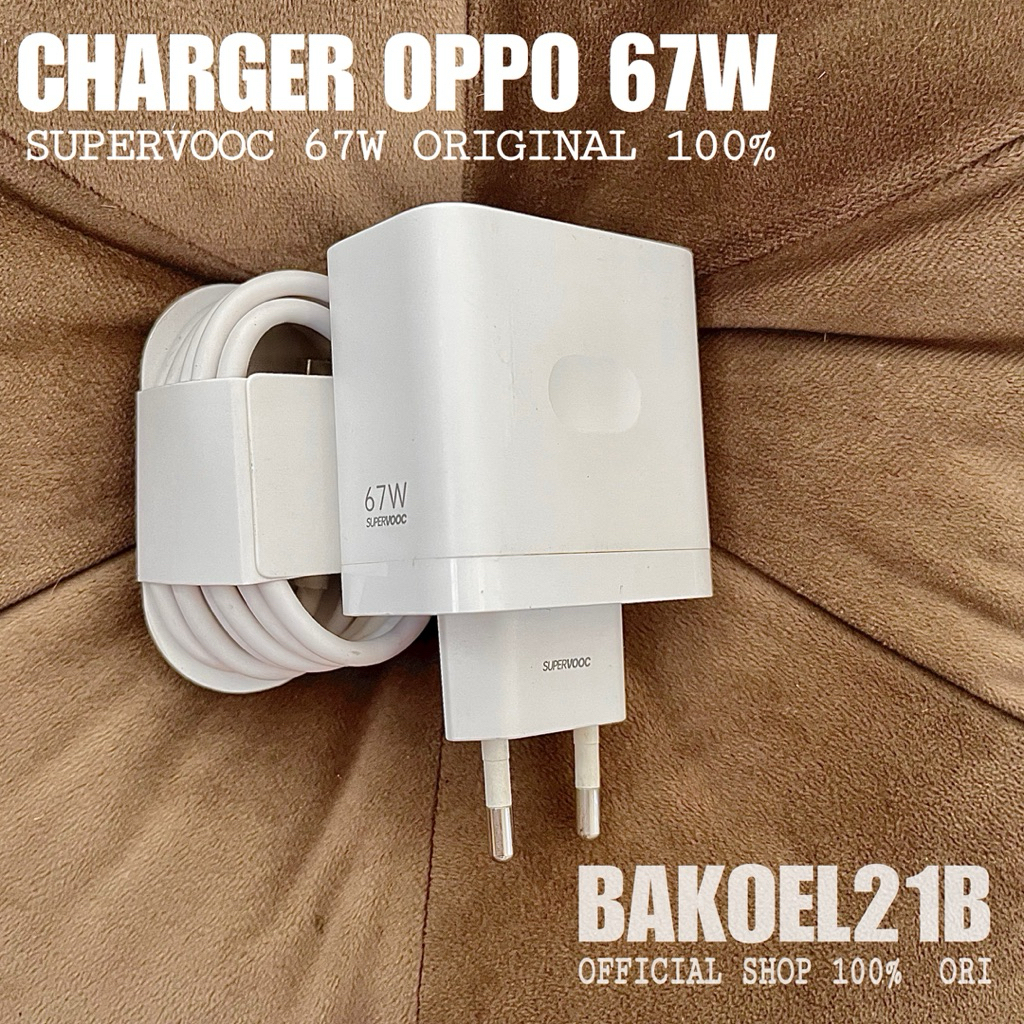 Jual CHARGER OPPO SUPERVOOC 67W Original 100% Fast Charging asli ...
