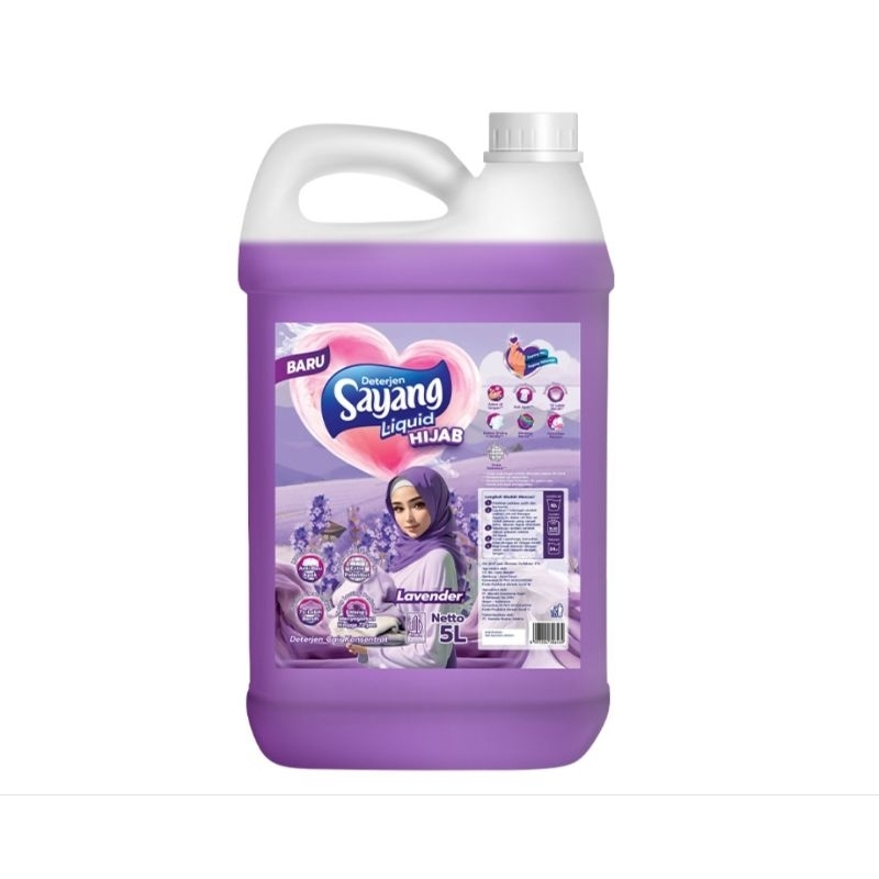 Jual Sabun Detergen Syang Hijab Detergen Sayang Lavender Kemasan 5 ...