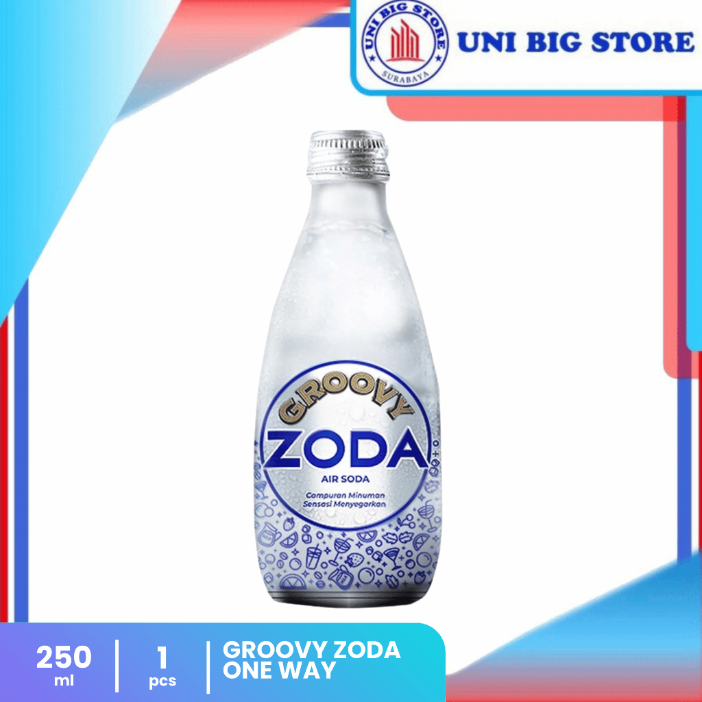 Jual Groovy Zoda Air Soda Drink 250 ml Botol | Shopee Indonesia